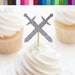 Sword Cupcake Toppers, Medieval Cupcake Toppers, Knight Birthday Party ...