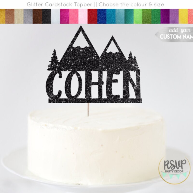 Mountain Cake Topper - Etsy