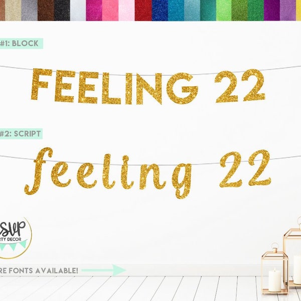 Feeling 22 - Etsy