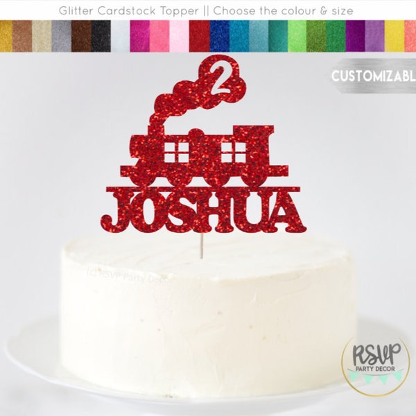 Train Cake Topper - Etsy