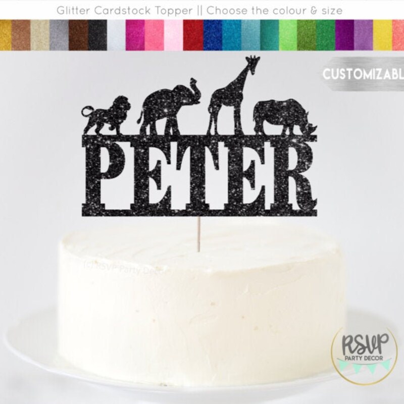 Jungle Cake Topper - Etsy
