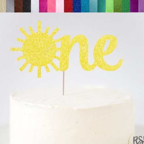 Paper & Party Supplies Party Supplies Sun Theme Topper First Birthday ...