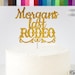 Custom Last Rodeo Cake Topper, Western Bachelorette Cake Topper ...