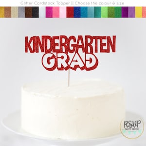 Kindergarten Grad Cake Topper, SK Graduation Cake Topper, Elementary ...