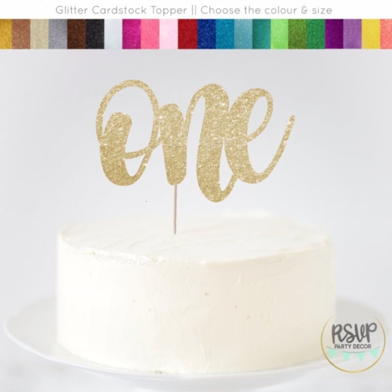 "one" Cake Topper - Etsy