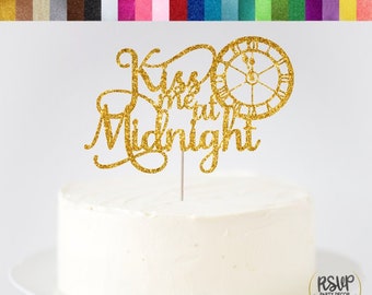 Clock cake topper | Etsy