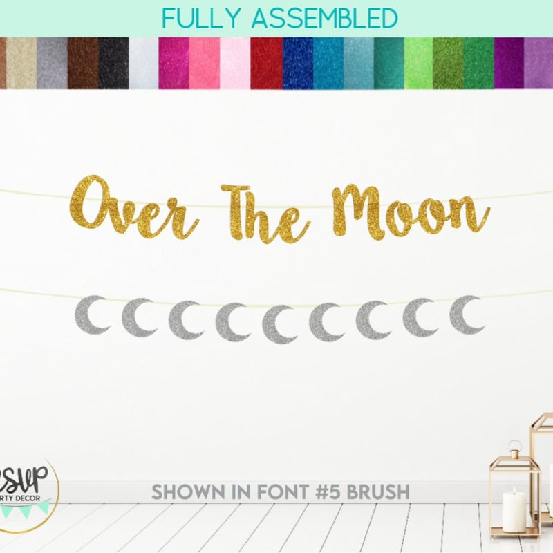 Moon Banner - Etsy