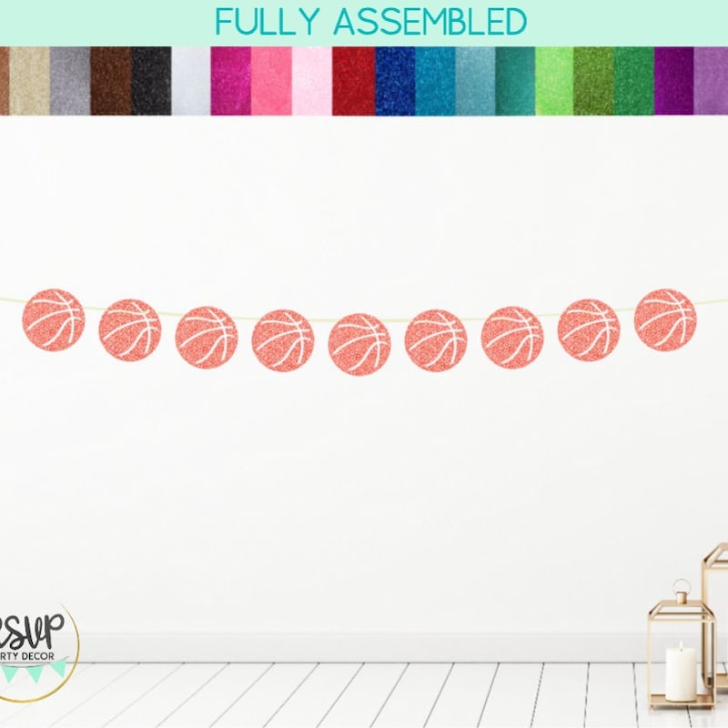 Basketball Garland - Etsy