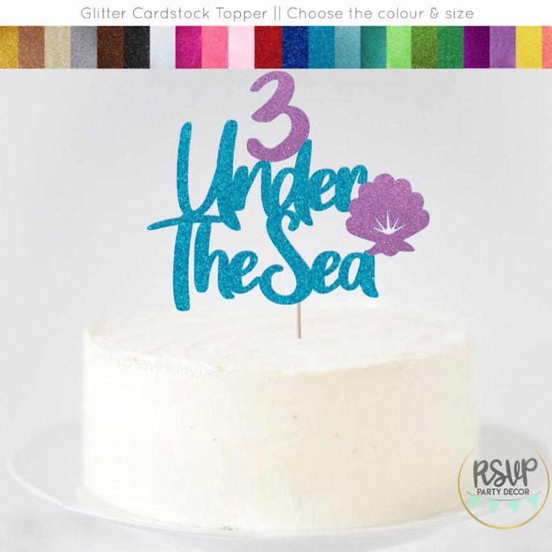 Sea Cake Topper - Etsy