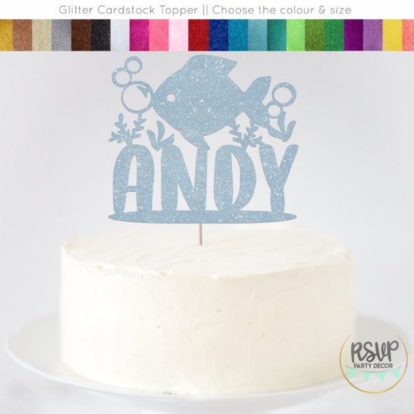 Fish Cake Topper - Etsy