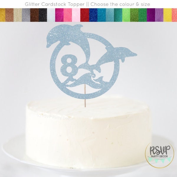 Dolphin Cake Topper - Etsy
