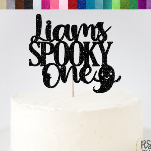 The Spooky One Cake Topper Spooky One First Birthday - Etsy