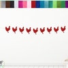 Chicken Garland - Illustrated Paper Garland - Pet Hens and a Rooster ...