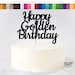 Happy Golden Birthday Cake Topper Stay Golden Cake Topper | Etsy