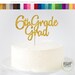 6th Grade Grad Cake Topper Grade 6 Graduation Cake Topper - Etsy