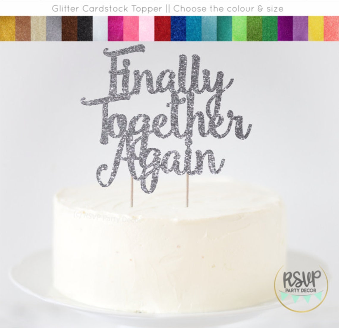 Finally Together Again Cake Topper Welcome Home Cake Topper - Etsy