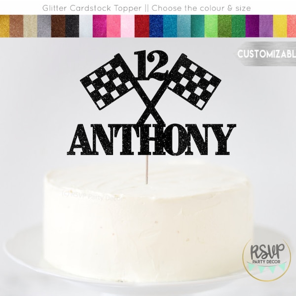 Race Car Topper - Etsy