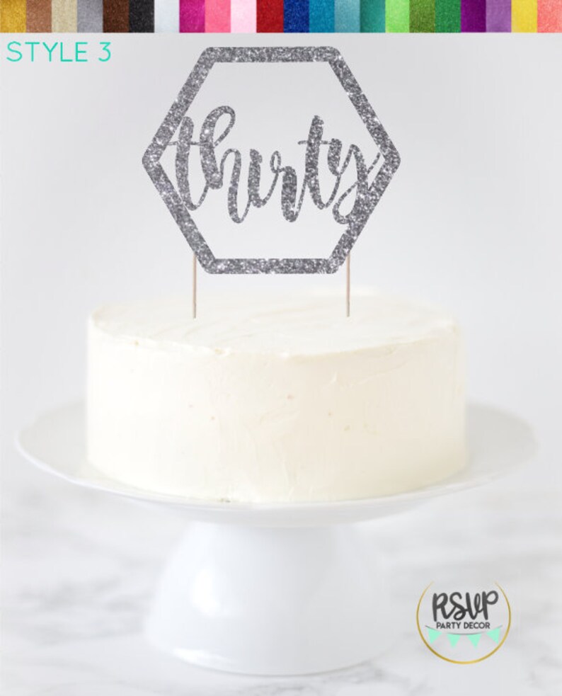 Thirty Cake Topper 30 Cake Topper Dirty Thirty Cake Topper - Etsy Canada