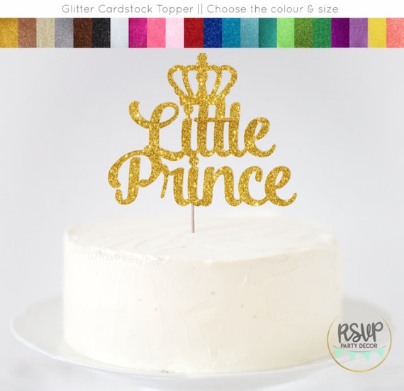 Little Prince Cake Topper Boy Prince 1st Birthday Party - Etsy Canada