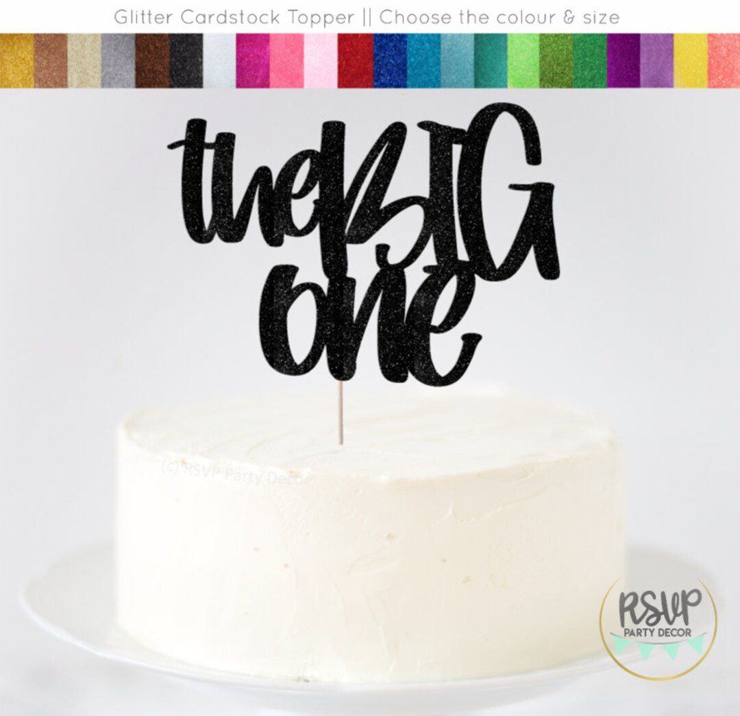 The Big One Cake Topper, Hip Hop 1st Birthday Party Decor, Rap First ...
