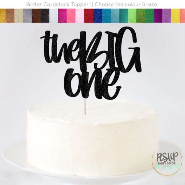 The Big One Cake Topper - Etsy