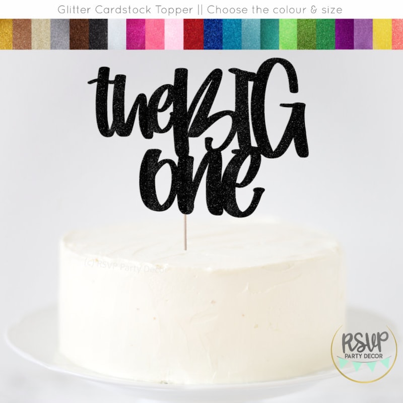 The Big One Cake Topper - Etsy