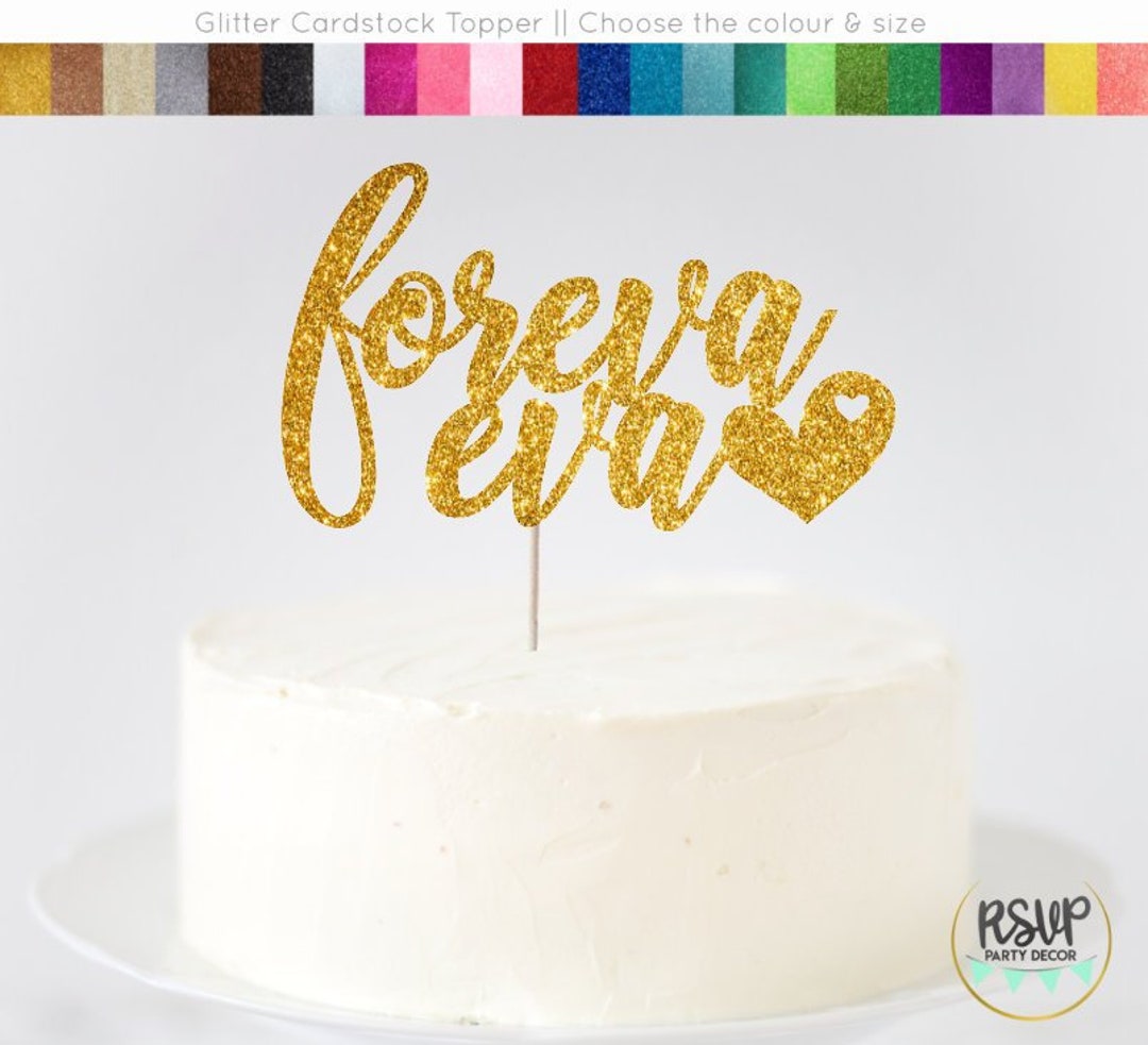 Foreva Eva Cake Topper, Forever and Ever Cake Topper, Foreva Eva Topper ...