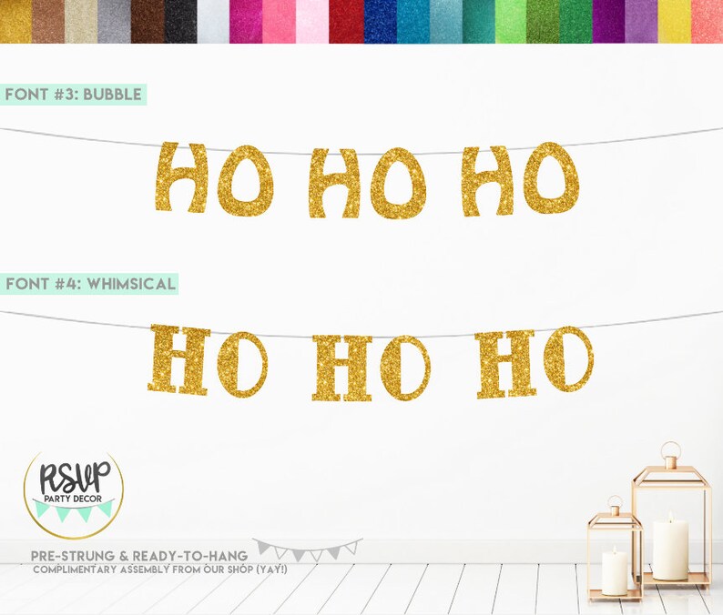 Ho Ho Ho Banner, Hohoho Sign, Christmas Banner, Ugly Christmas Sweater ...