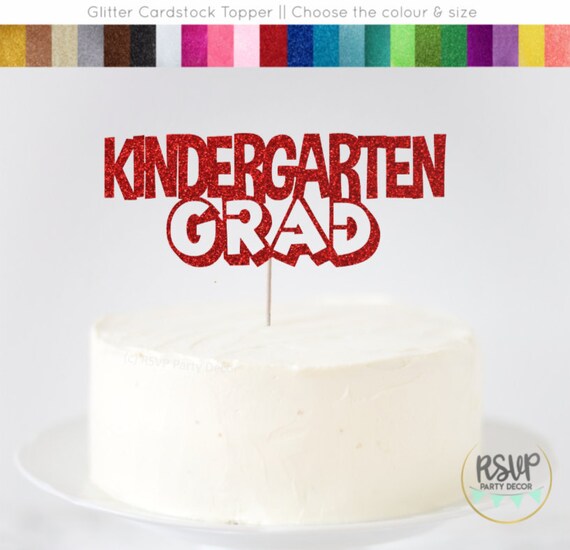 Kindergarten Grad Cake Topper, SK Graduation Cake Topper, Elementary ...