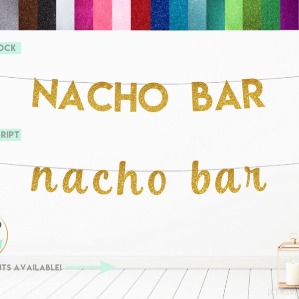 Nacho Bar Banner - Etsy