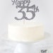 Thirty Five Cake Topper 35 Cake Topper Thirtyfive Cake - Etsy