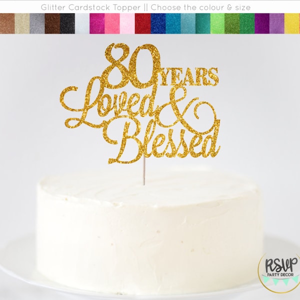 80 Years Loved - Etsy