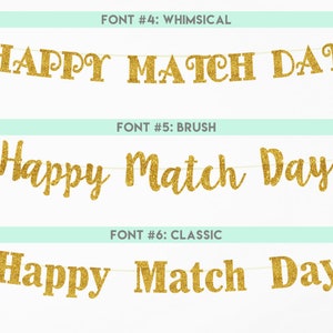 Happy Match Day Banner, Match Day Party Decorations, Med School Garland ...