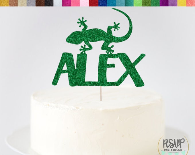 Chameleon Cake Topper - Etsy Australia