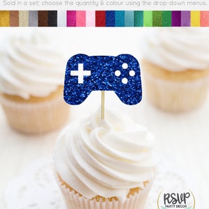 Video Game Controller Cupcake Toppers, Video Game Party Decorations ...