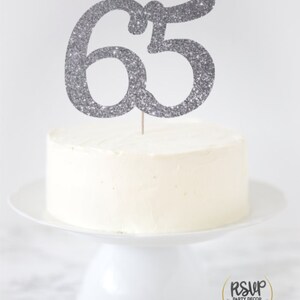 Sixty Five Cake Topper, 65 Cake Topper, Sixtyfive Cake Topper, Sixty ...