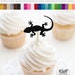 Lizard Cupcake Toppers, Reptile Themed Birthday Decorations, Gecko ...