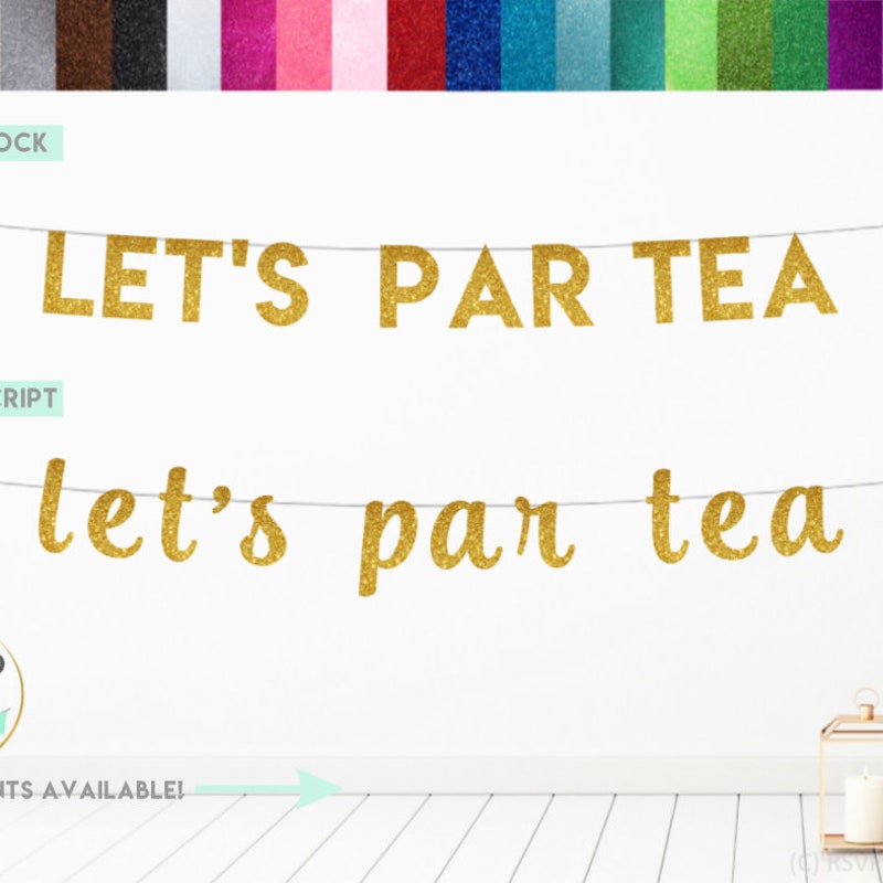 Tea Party Banner - Etsy