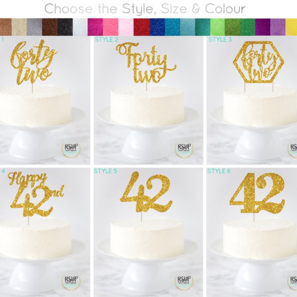 Happy 42nd Birthday - Etsy