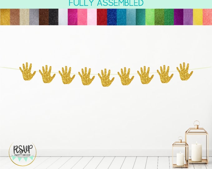 Hi Five 5th Birthday Invitation · Modern Party · High Five · Hand ...