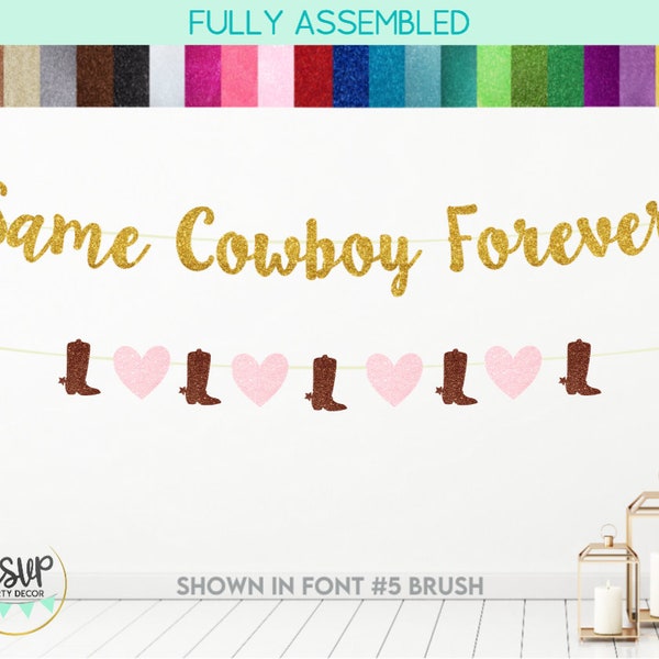 Same Cowboy Forever Decorations - Etsy