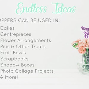 ANY NUMBER Stepping Into 45 Cake Topper, Fabulous Birthday Cake Topper ...