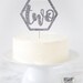 Two Cake Topper, 2 Cake Topper, Glitter 2 Sign, Happy 2nd Cake Topper ...