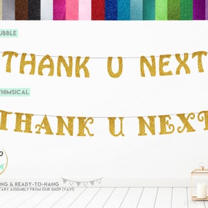 Thank U Next Banner, Divorce Banner, Divorce Party Decorations, I Do I ...