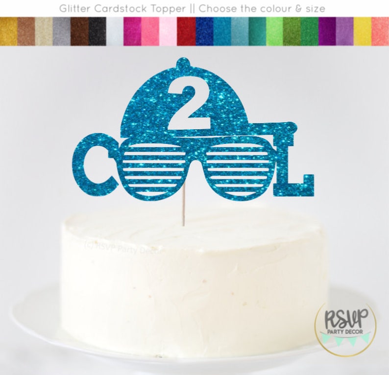 2 Cool Cake Topper Two Cool Cake Topper Two Cool Party - Etsy