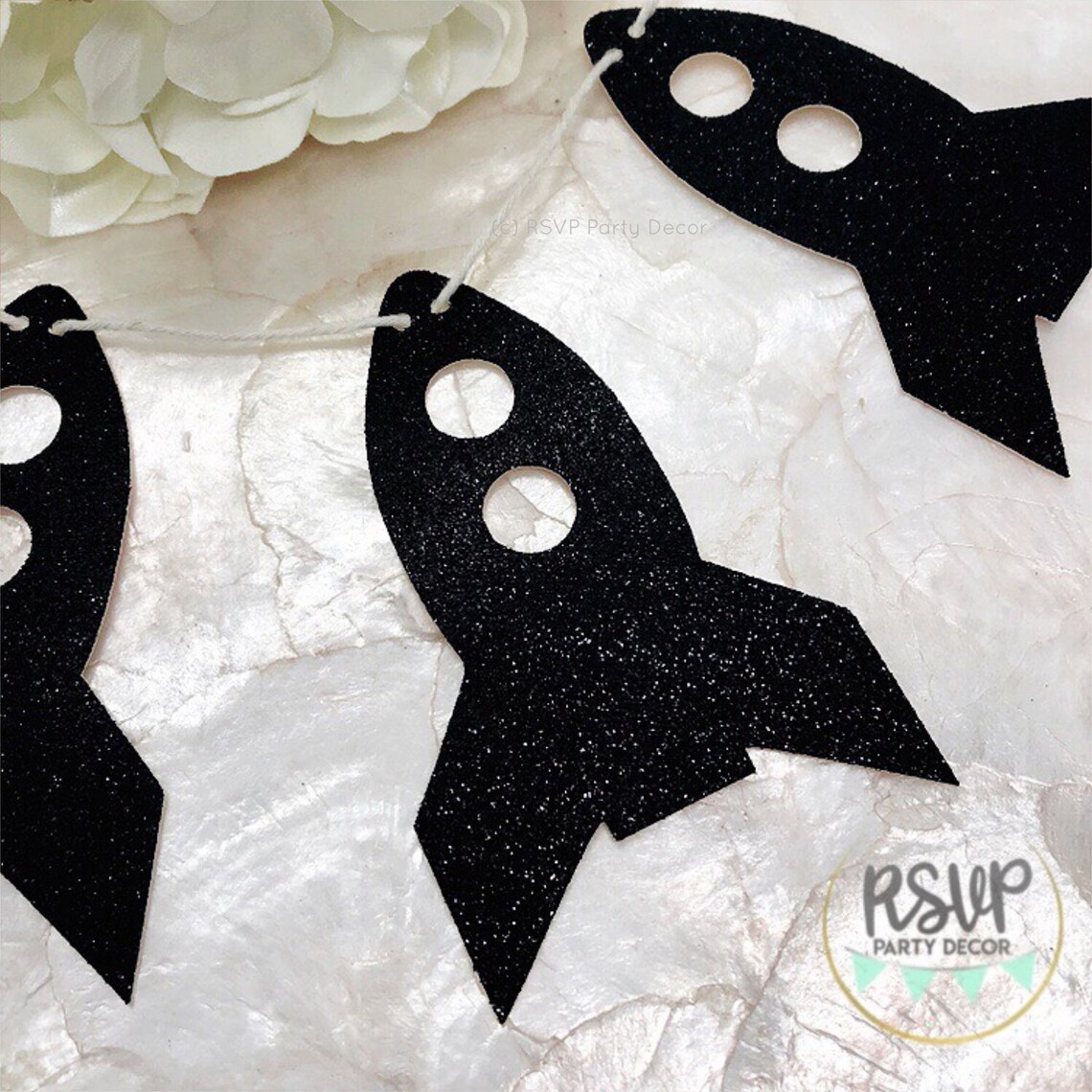 Rocket Garland, Rocket Ship Banner, Space Themed Party, Alien Party ...