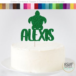 Custom Sea Turtle Cake Topper Turtle Birthday Party - Etsy