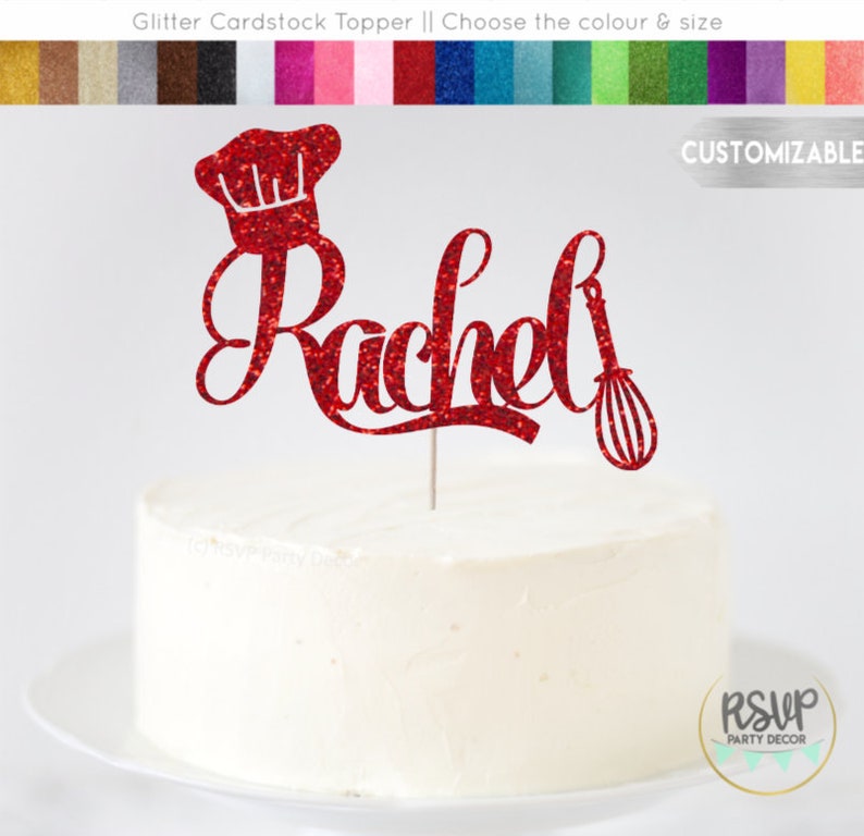 Custom Chef Cake Topper Chef Graduation Cake Topper Cook - Etsy