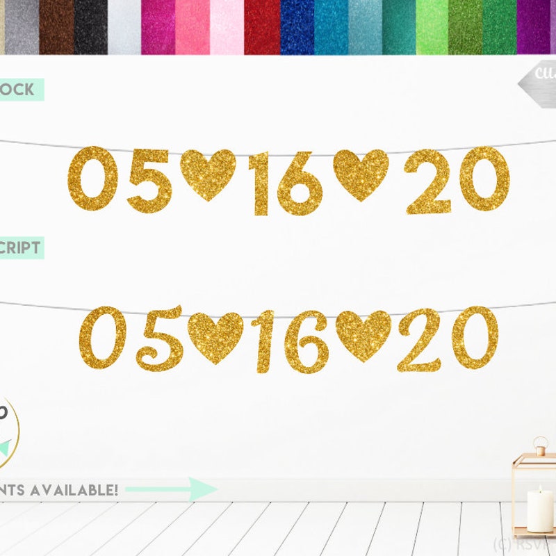 Save the Date Banner - Etsy