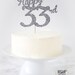 Thirty Three Cake Topper, 33 Cake Topper, Thirtythree Cake Topper ...
